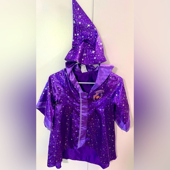 Disney | Costumes | Disney Sofia The First Wizard Purple Stars Costume ...